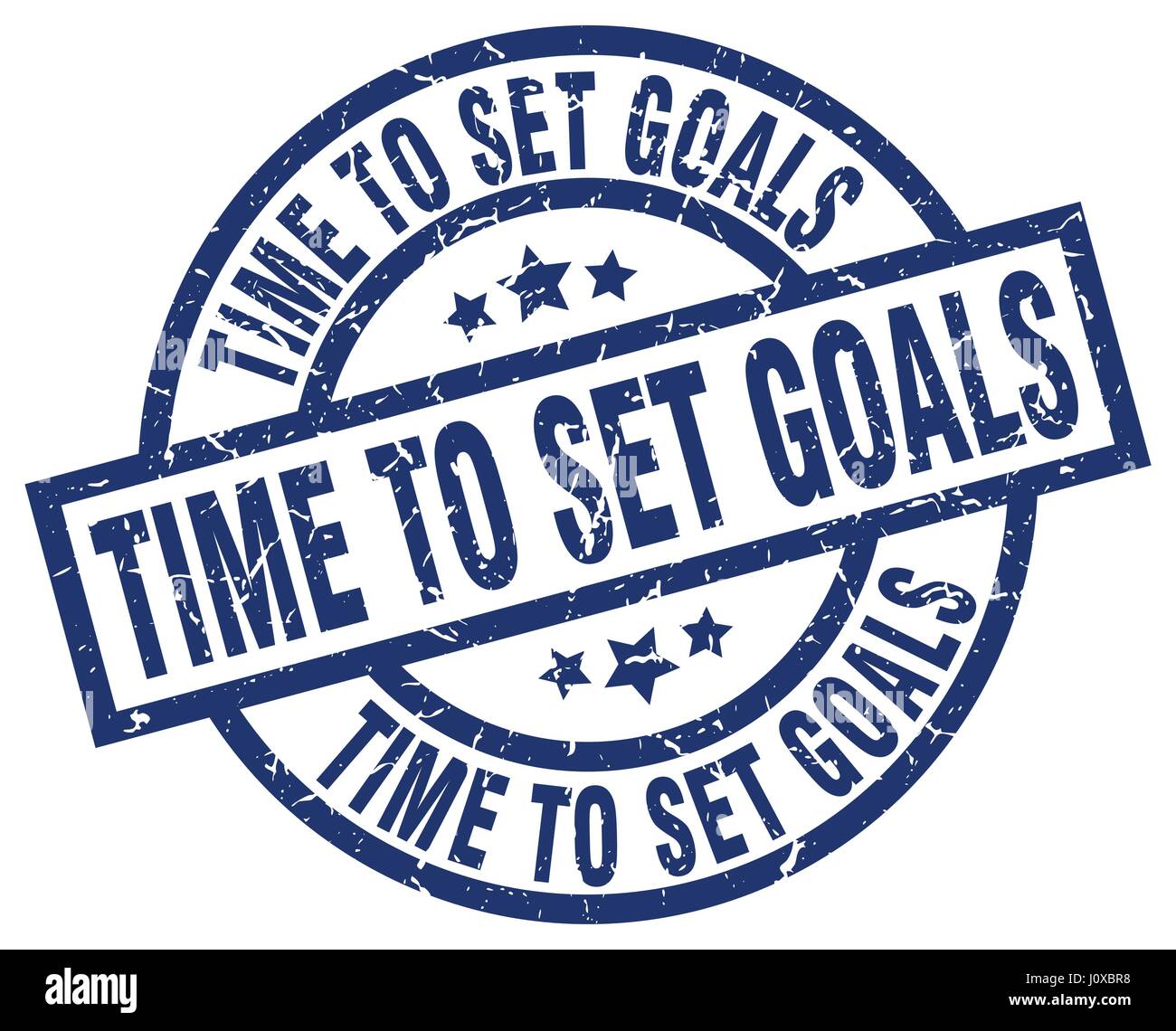 Time set goals blue hi-res stock photography and images - Alamy