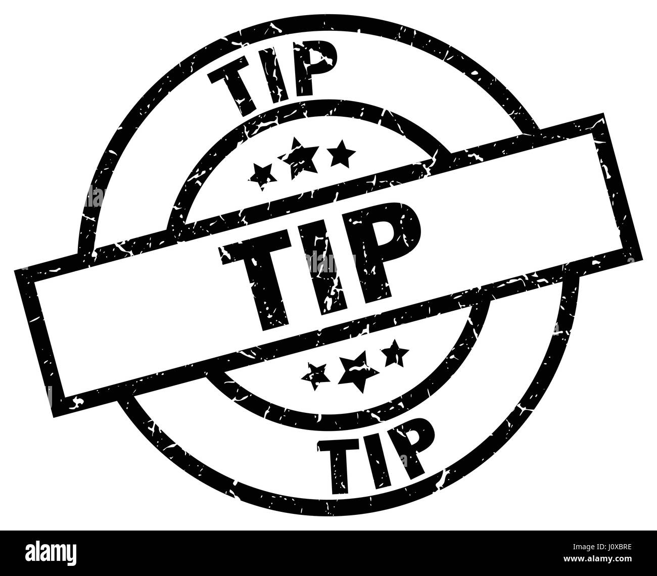 tip round grunge black stamp Stock Vector Image & Art - Alamy