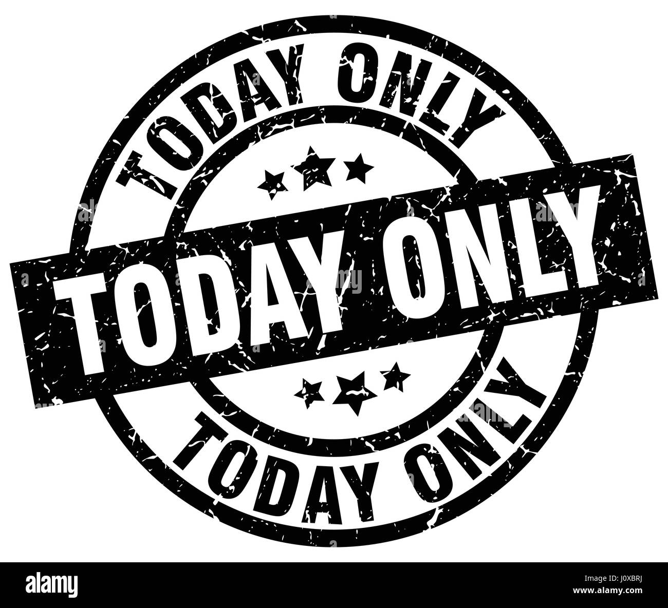 Only today badge Black and White Stock Photos & Images - Alamy