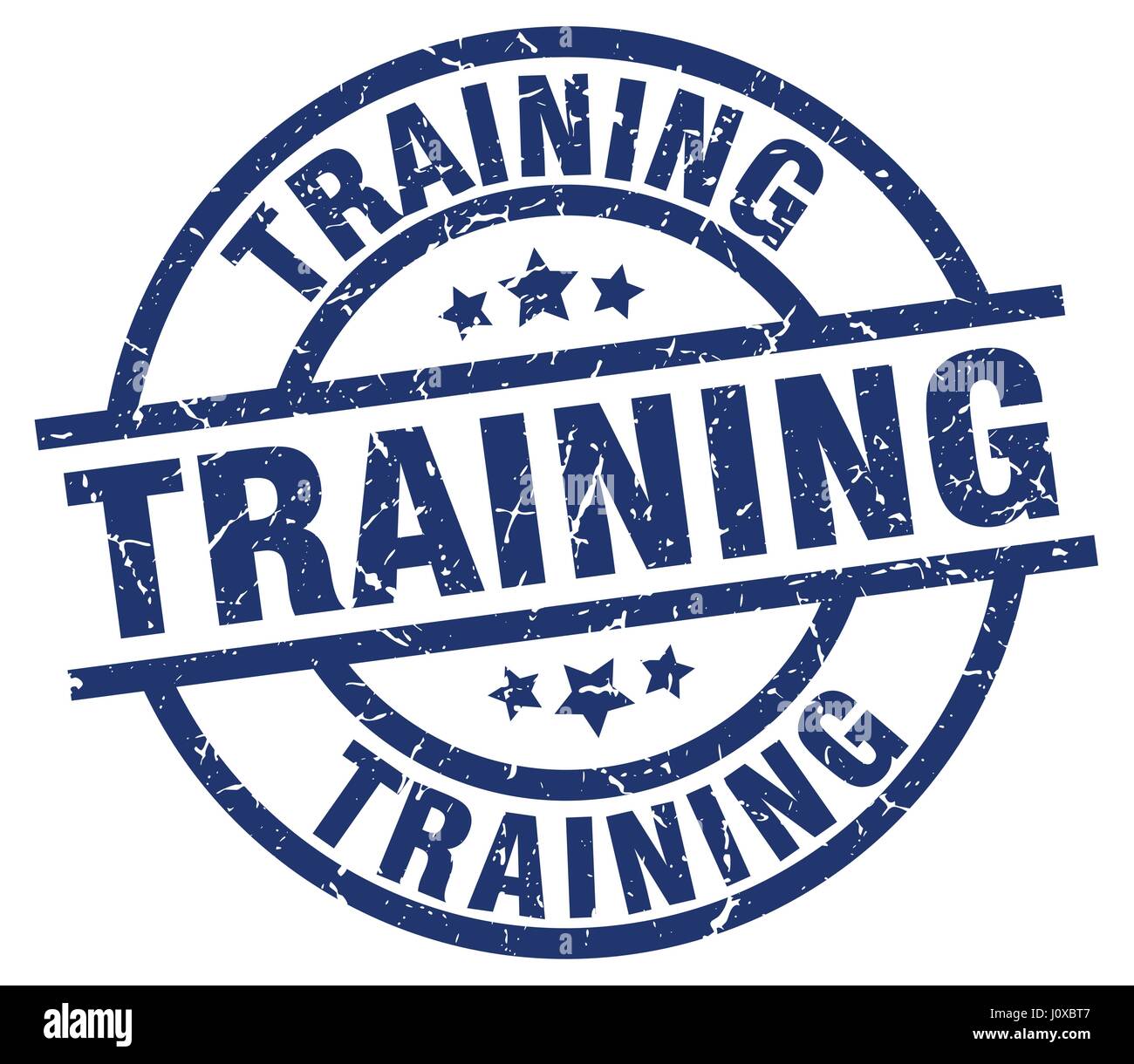 training blue round grunge stamp Stock Vector Image & Art - Alamy