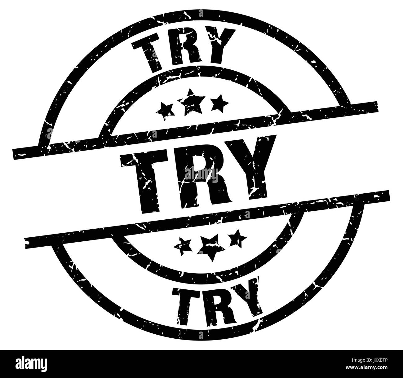 Try circle Black and White Stock Photos & Images - Alamy