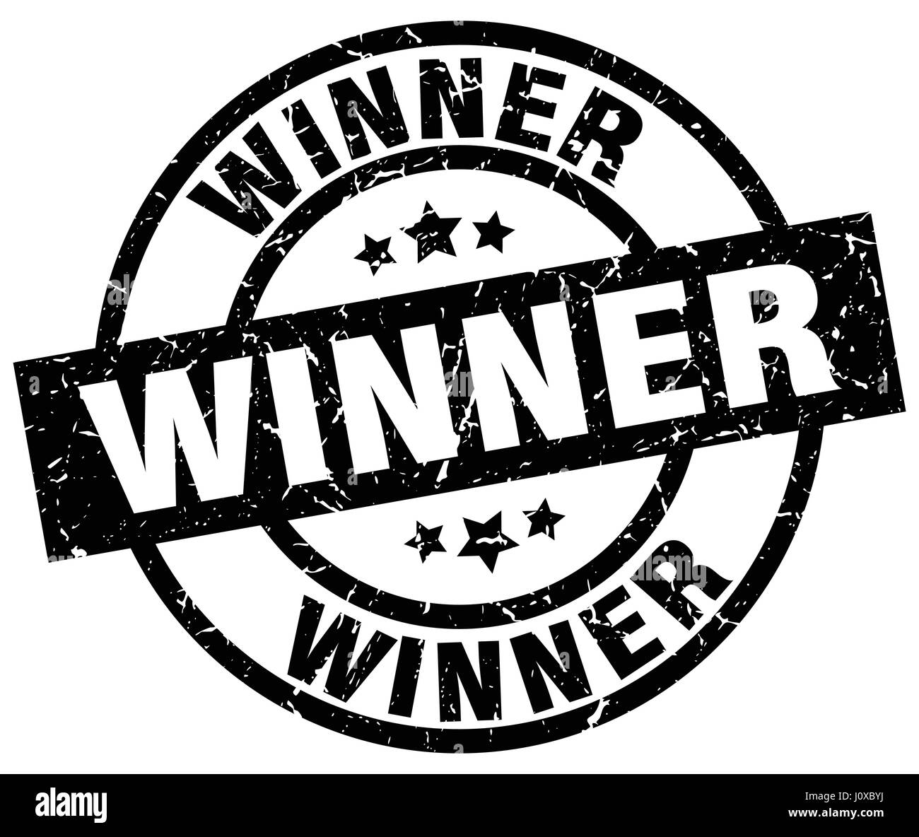 winner round grunge black stamp Stock Vector Image & Art - Alamy