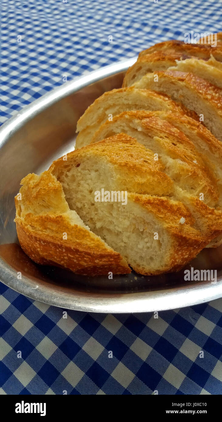 Cut homemade white bread hi-res stock photography and images - Alamy