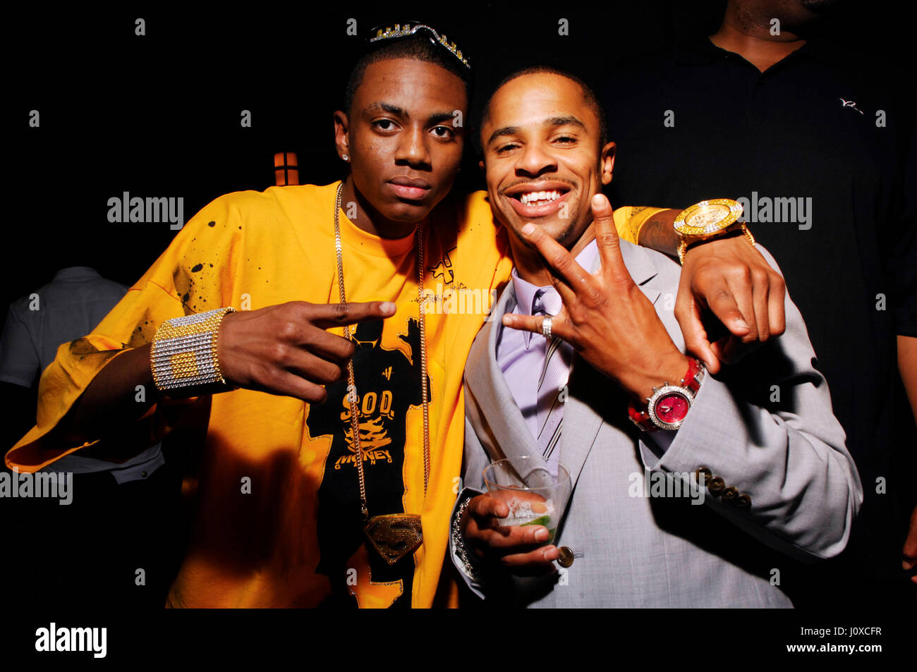 Rappers Soulja Boy Tell 'em and Imani Walker attending the BET Awards ...