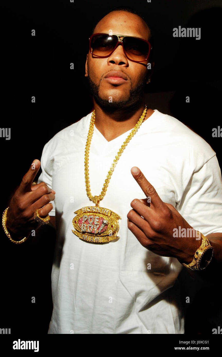 Rapper Tramar Dillard aka Flo Rida attending the BET Awards Afterparty ...