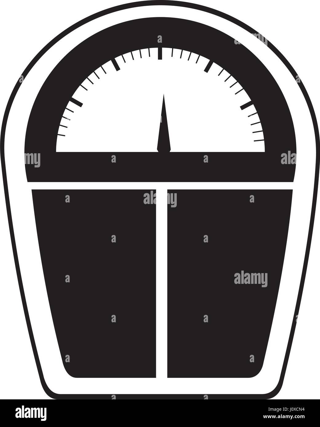 black silhouette scales for weight control Stock Vector Image & Art - Alamy