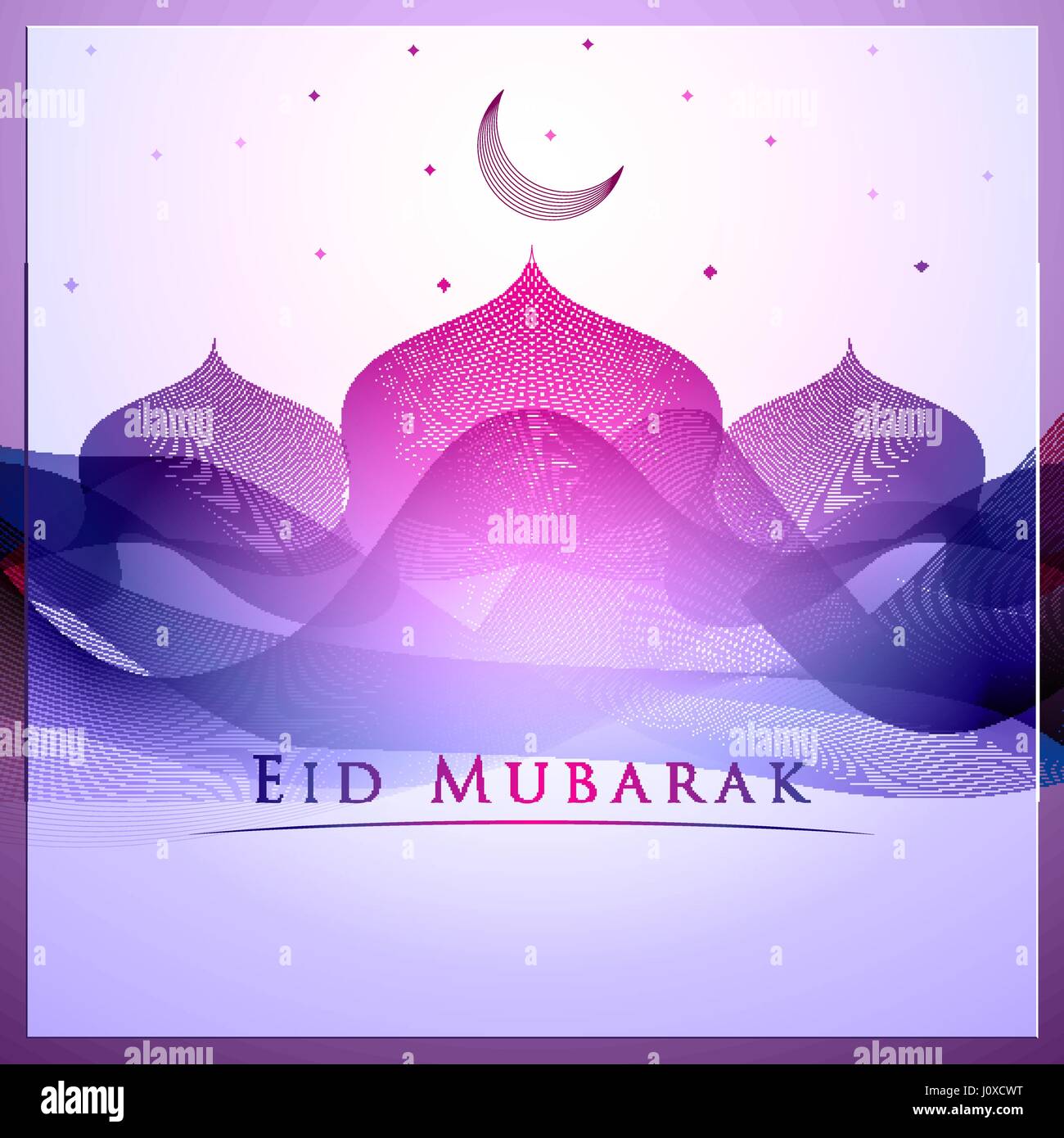 Eid Mubarak Line Stock Vector Image & Art - Alamy