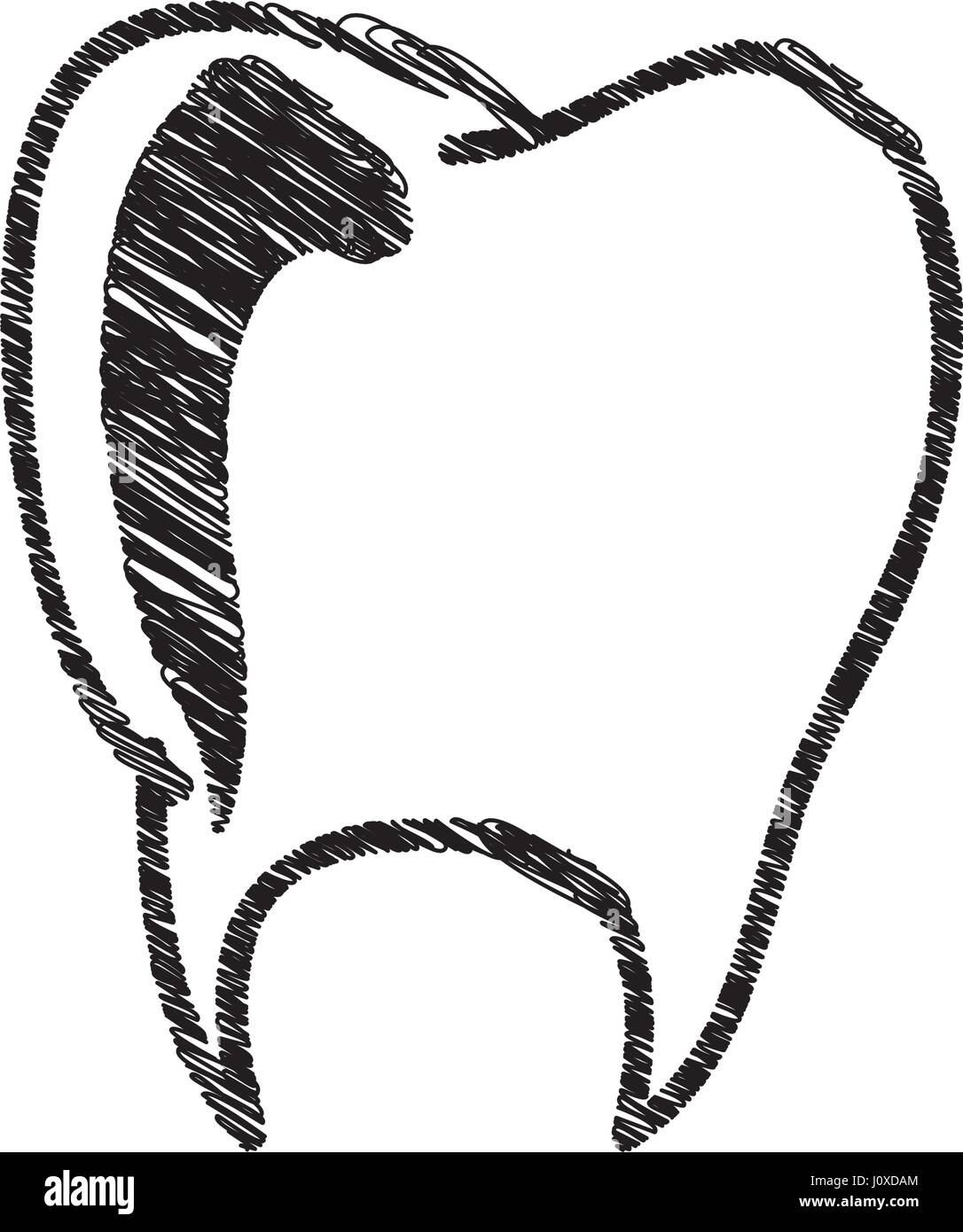 Tooth Drawing High Resolution Stock Photography and Images - Alamy