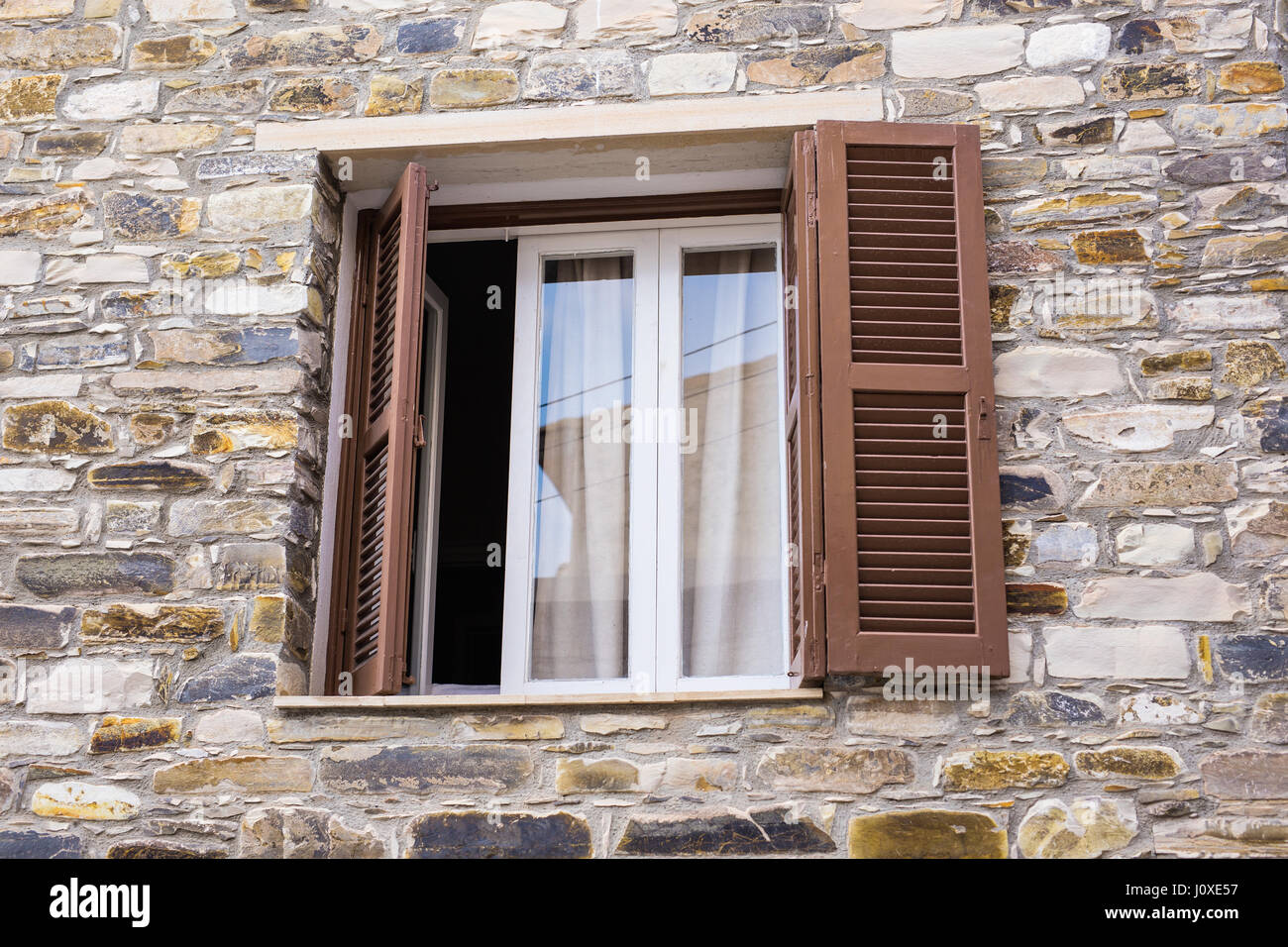 Nice residential window Stock Photo - Alamy