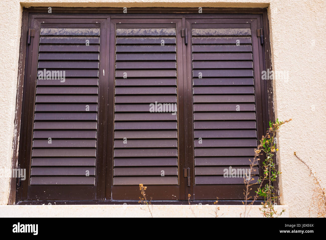 Window with shutters Stock Photo - Alamy