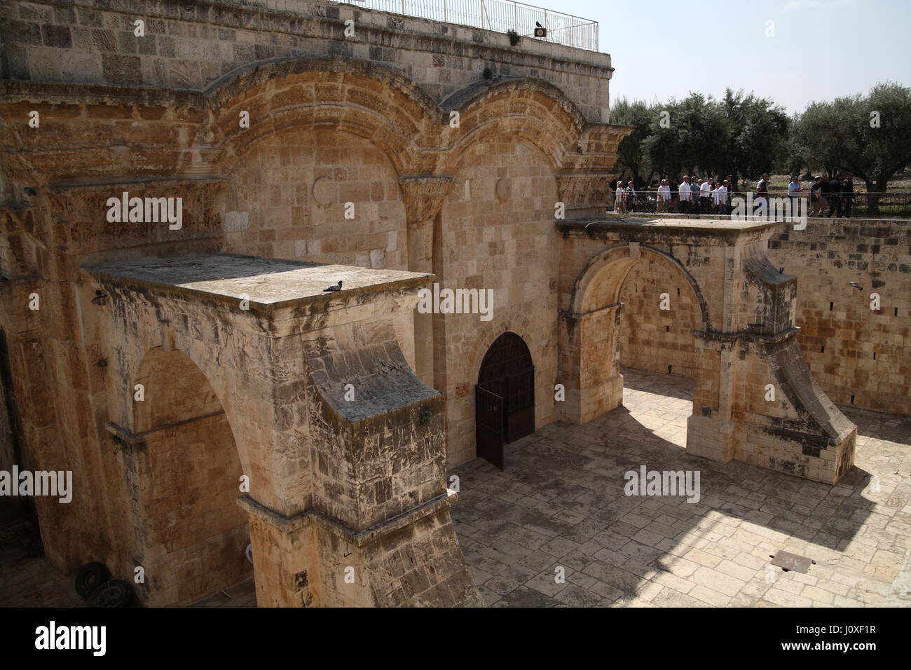 The Golden Gate seen from inside the Temple Mount, Messiah, Jesus and ...