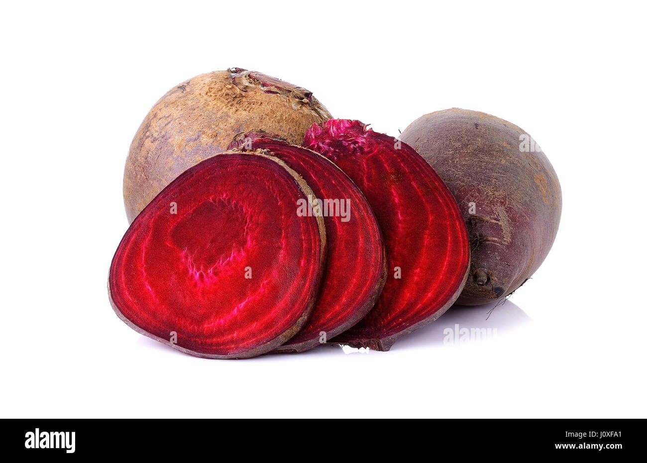 red beetroot on a white background Stock Photo - Alamy