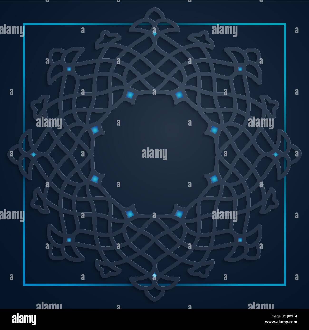 Arabic circle geometric pattern for islamic background Stock Vector ...