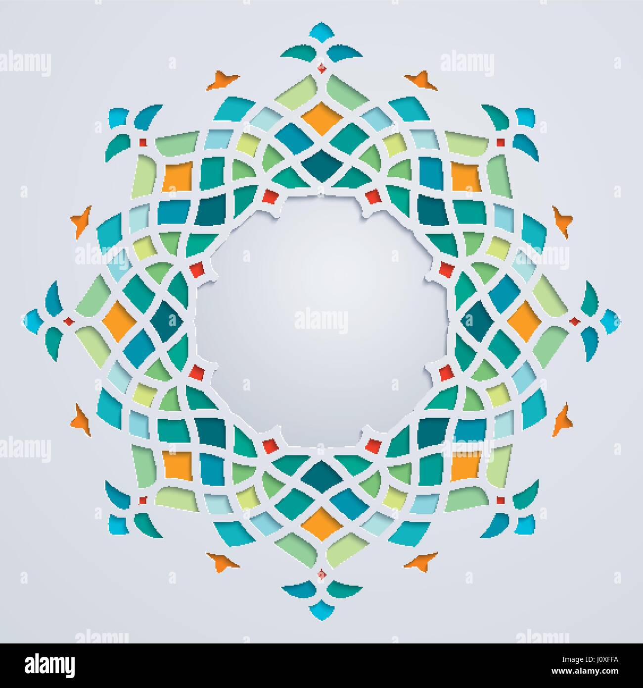 Islamic mosaic geometric patterns Stock Vector Images - Alamy