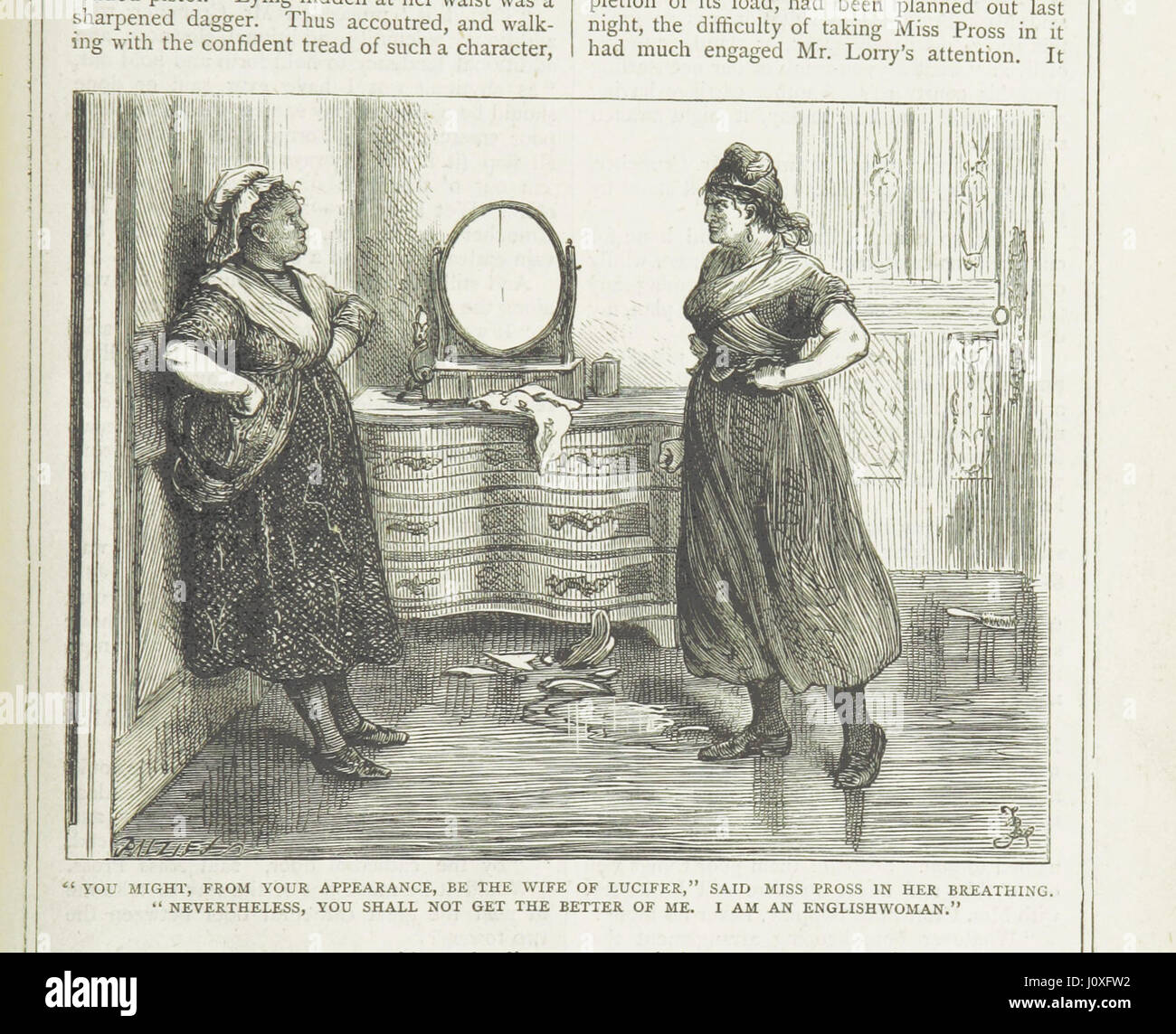 This image from 'The Works of Charles Dickens' showcases a scene from ...