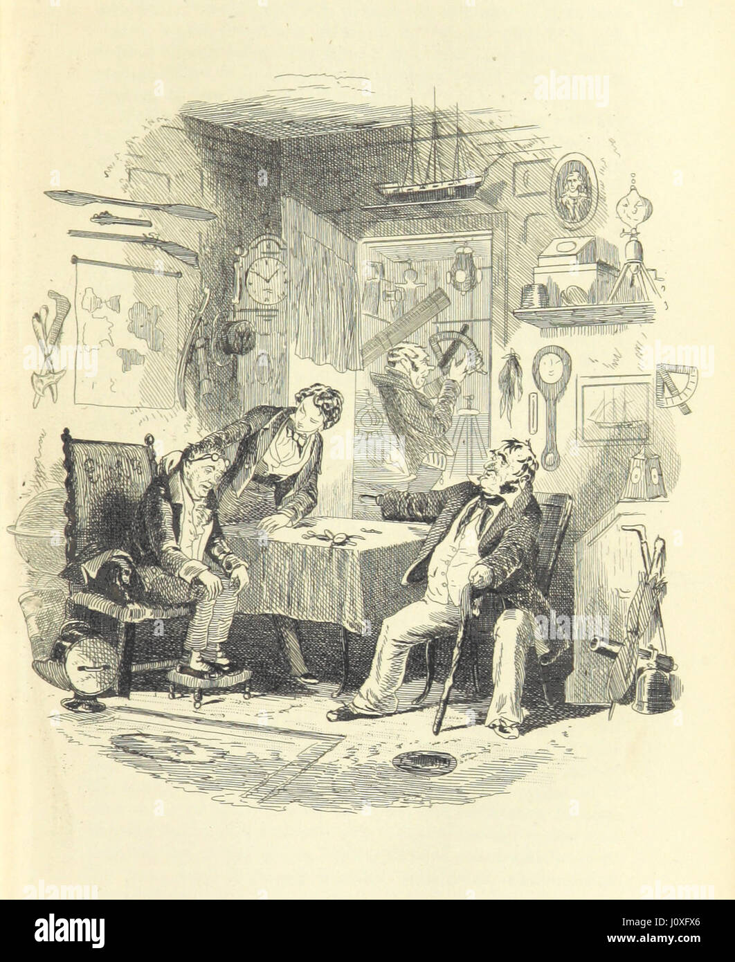 An illustration from page 183 of the New Illustrated Library Edition of ...