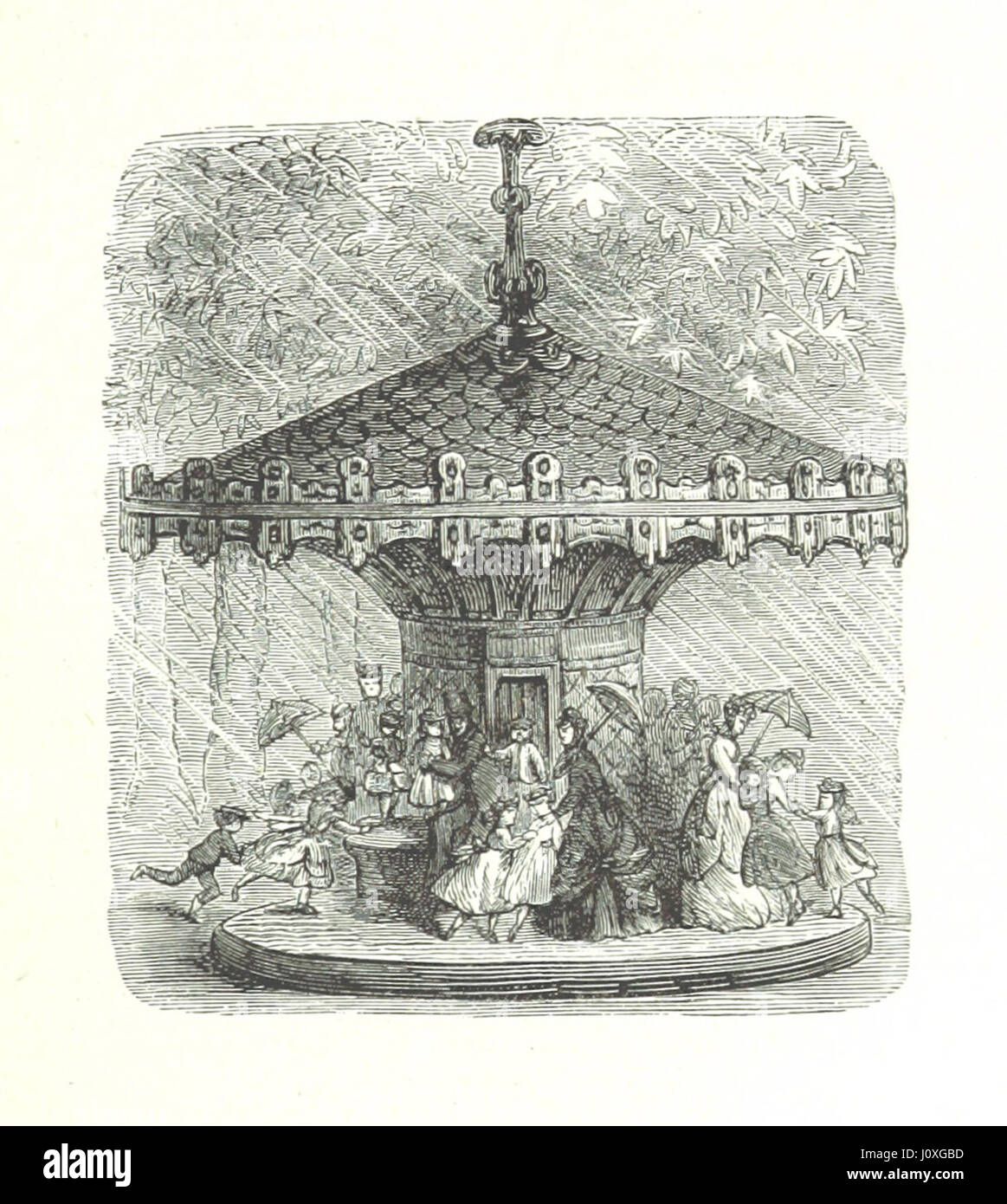 This image from the book 'Le Paris des Enfants' depicts a journey ...