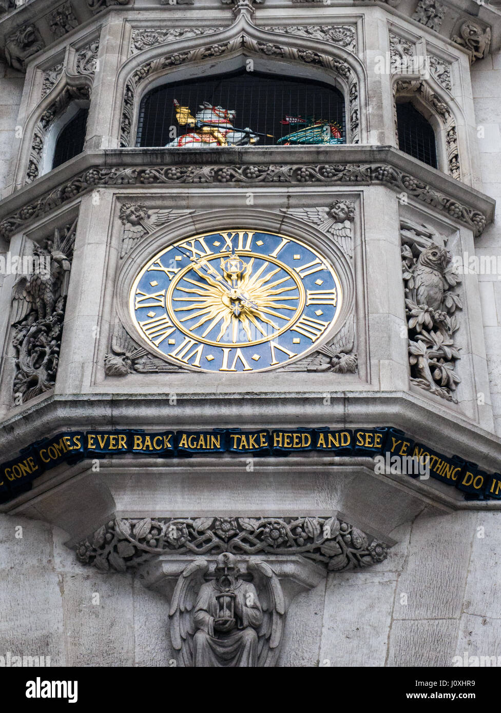 Clock, Liberty Department Store, London, England Stock Photo - Alamy