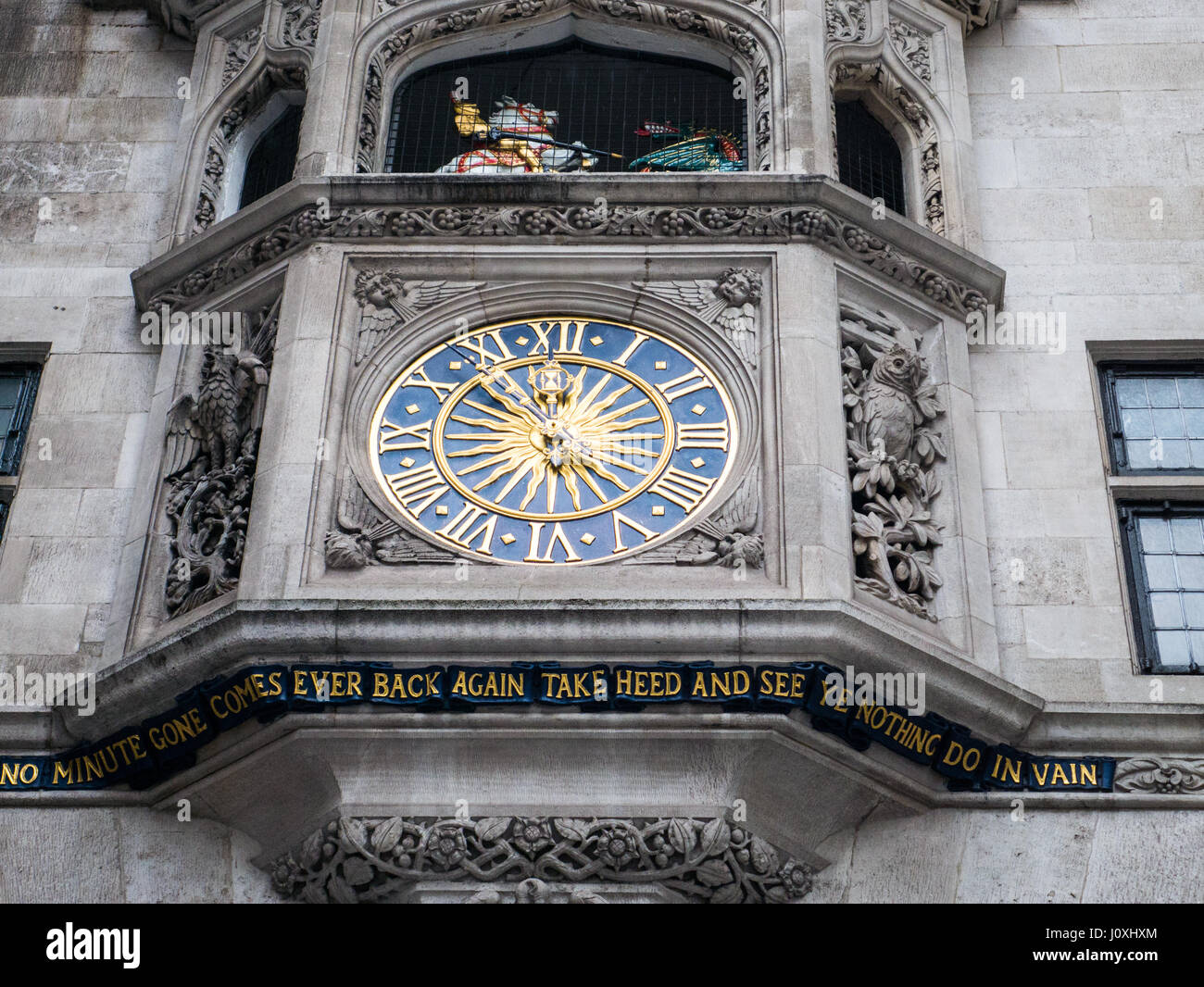 Clock, Liberty Department Store, London, England Stock Photo - Alamy