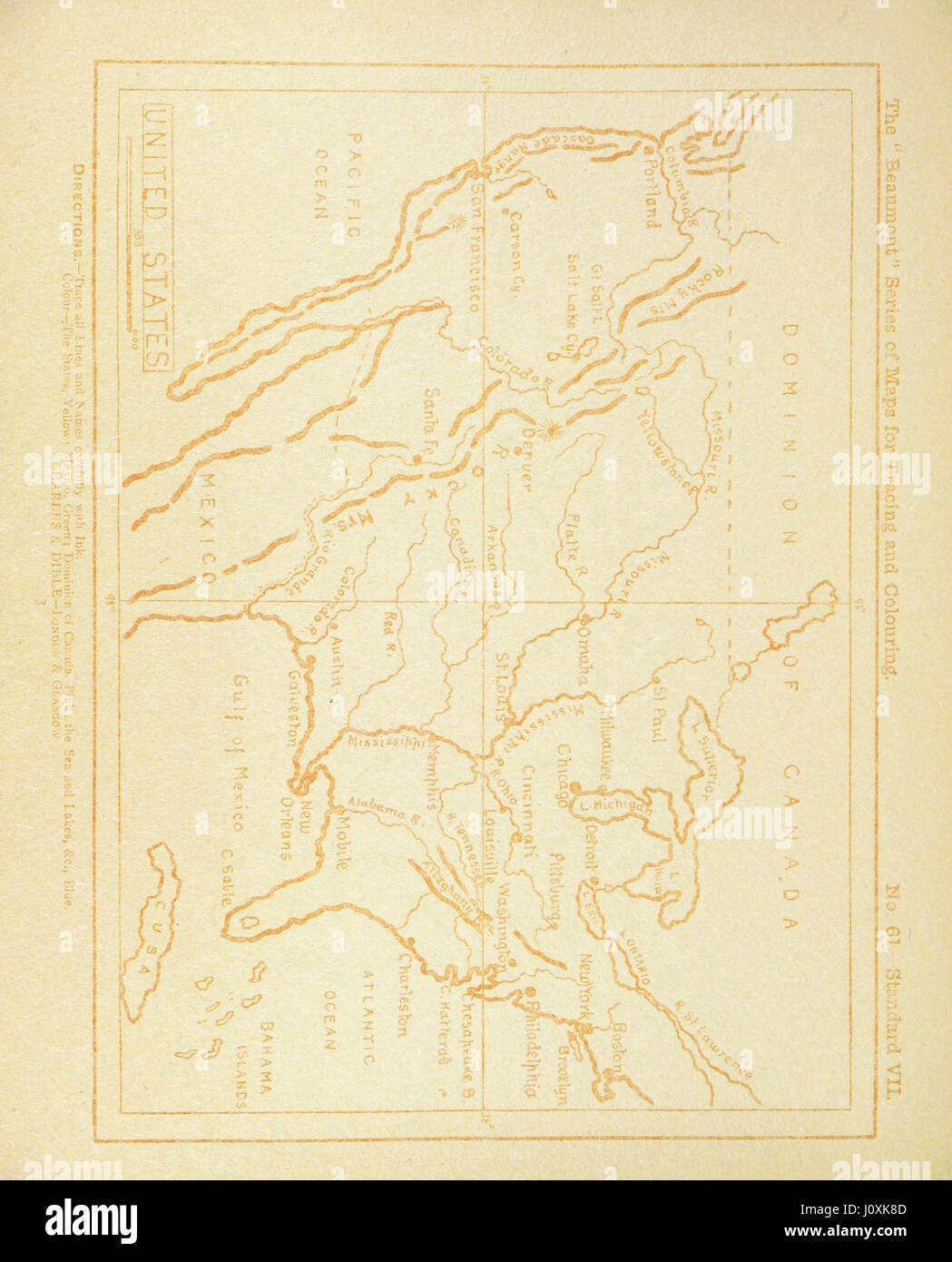 This educational book focuses on teaching geography through map tracing ...