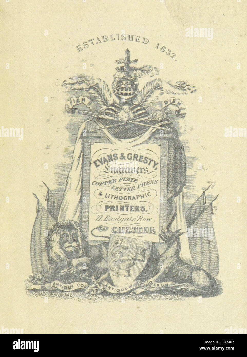 Roberts's Chester Guide ... revised by J. Hicklin Stock Photo - Alamy