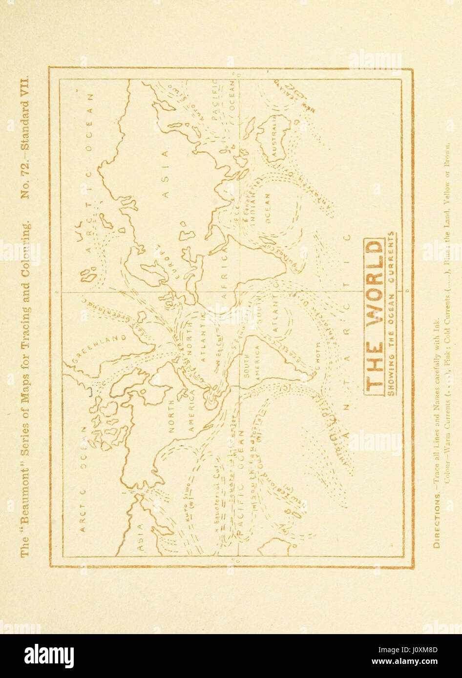 This geography book includes map tracing exercises, designed to help ...