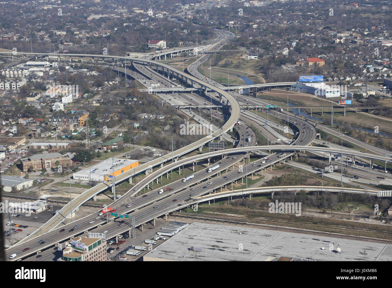 Houston texas freeways traffic hi-res stock photography and images - Alamy