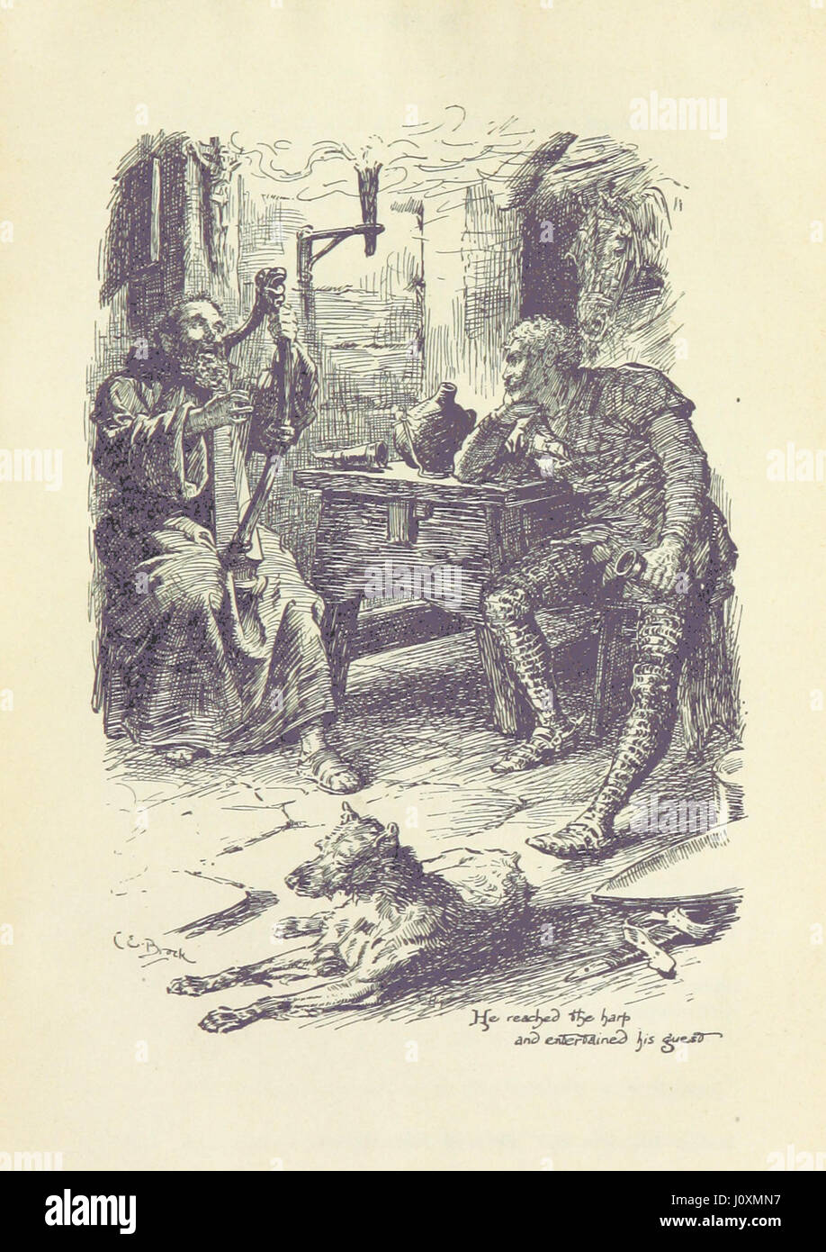 A classic novel, 'Ivanhoe' by Sir Walter Scott, accompanied by 16 ...