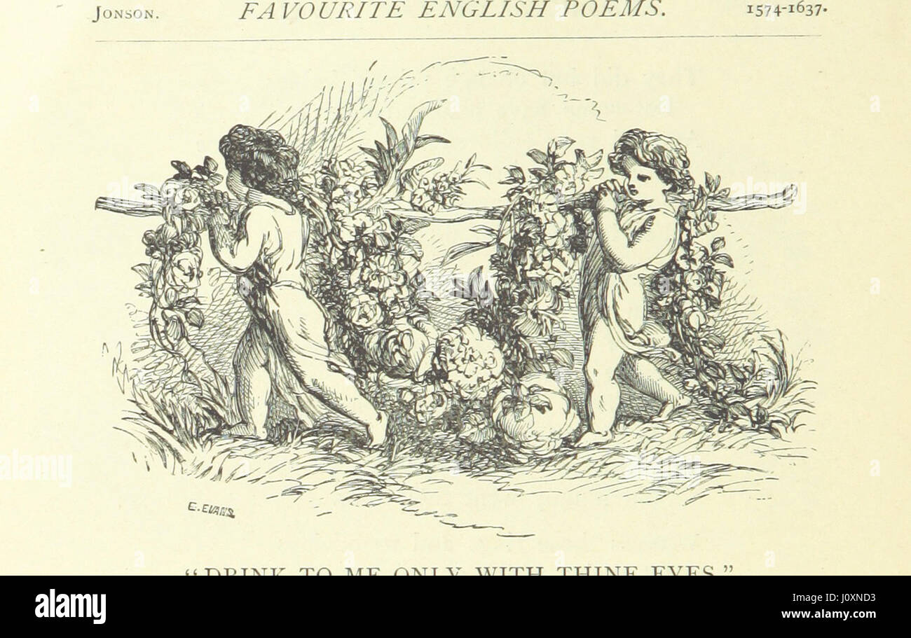 This image from 'Favourite English Poems and Poets' features wood ...