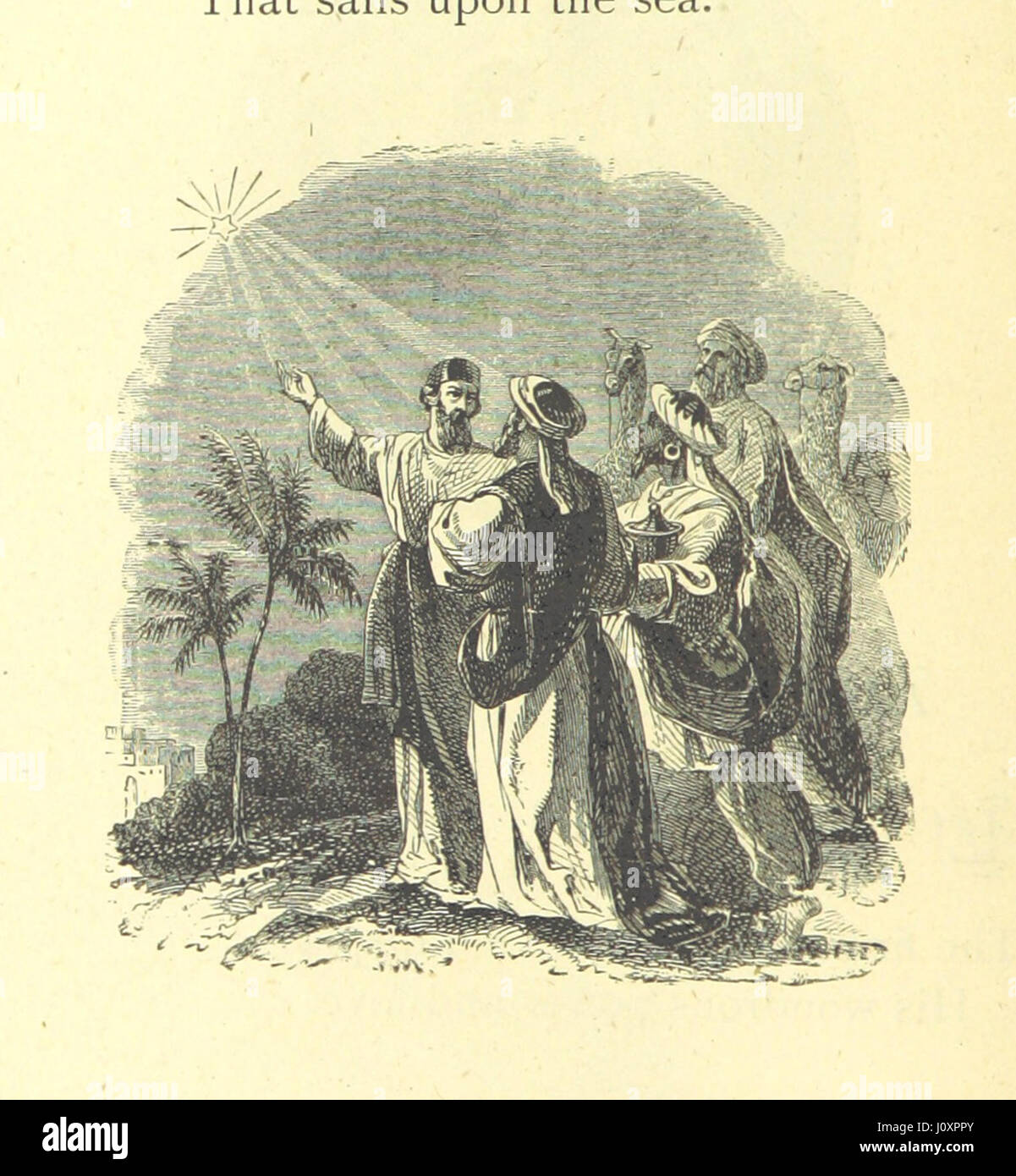 An illustration from 'Illustrated Songs and Hymns for the Little Ones ...
