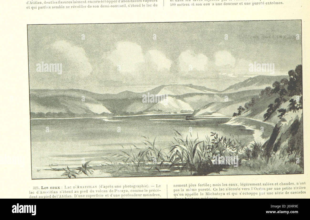 A geographical album featuring illustrated maps and descriptions of ...