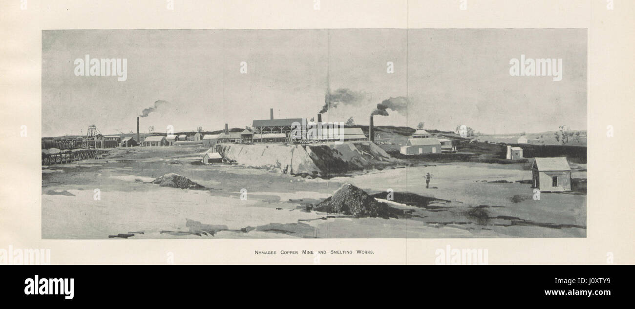 This image from 'The Copper-mining Industry' details the copper mining ...