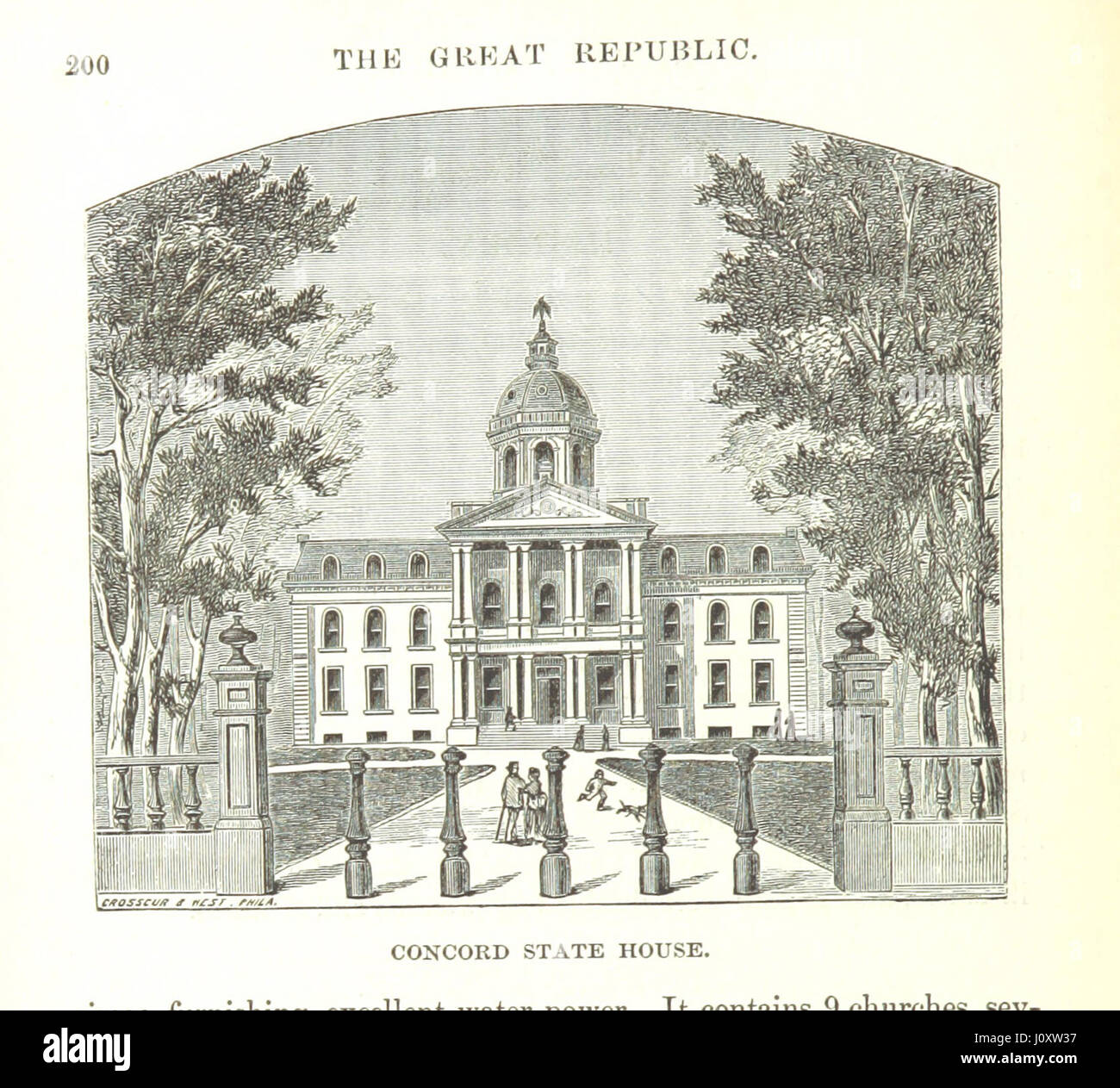 A detailed history of the United States, covering its settlement ...