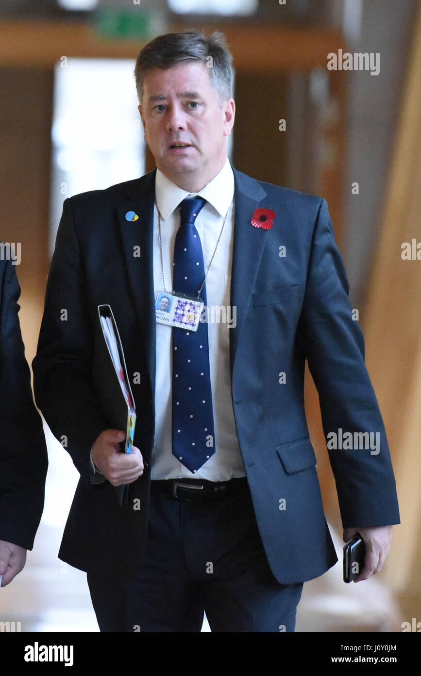 Keith Brown MSP, Cabinet Secretary for Infrastructure pictured in the ...