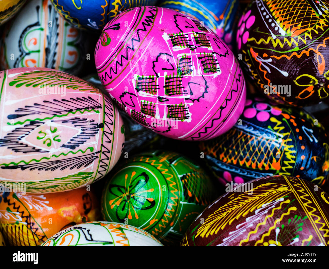 A lot of easter eggs Stock Photo - Alamy