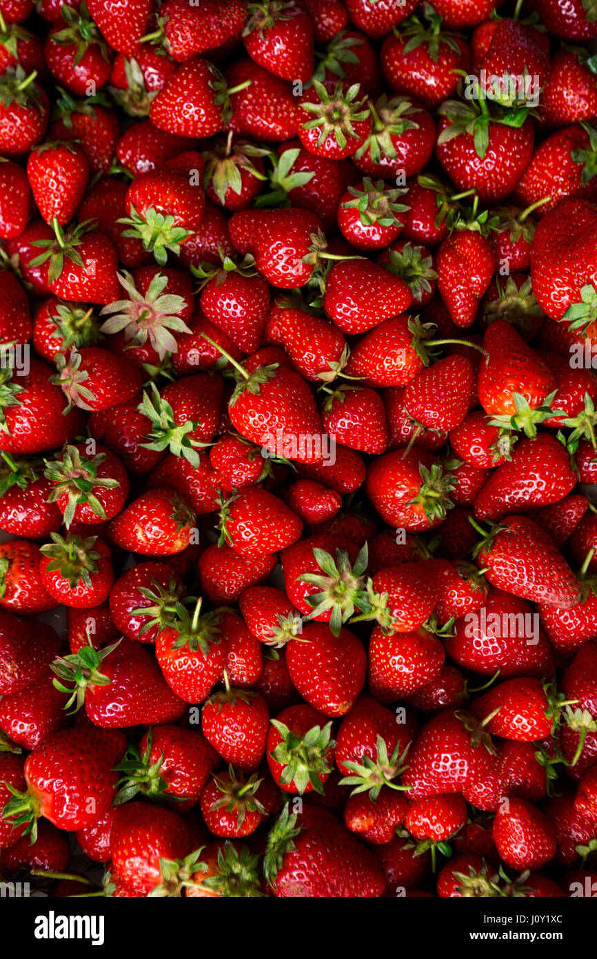 red strawberry background Stock Photo - Alamy