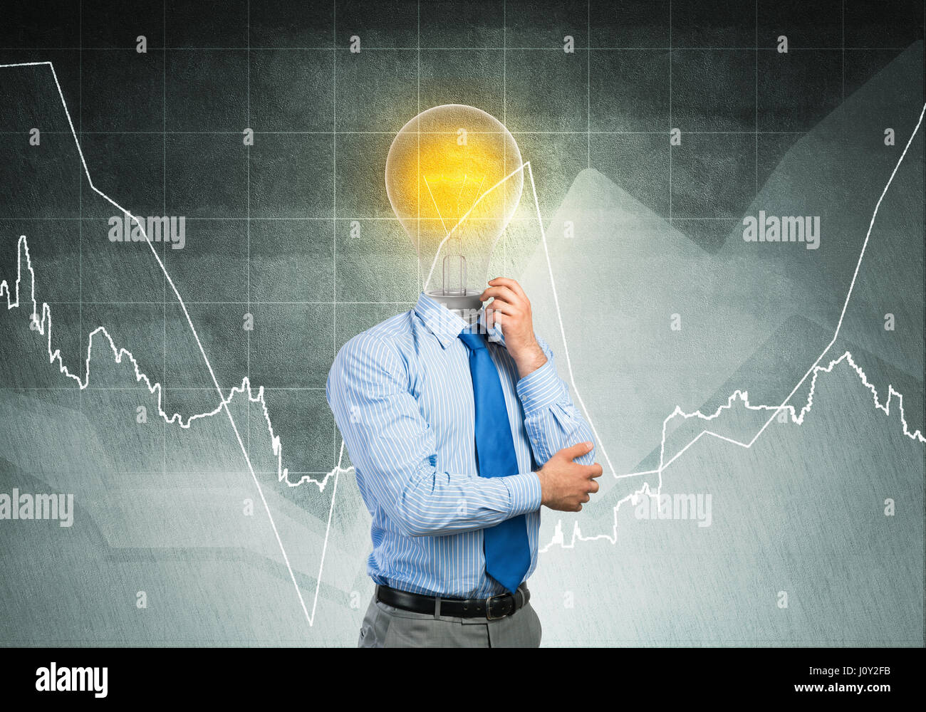 Man thinking over his idea Stock Photo - Alamy