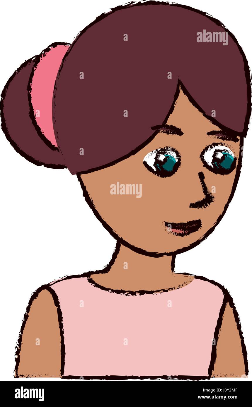 face woman mother character Stock Vector Image & Art - Alamy