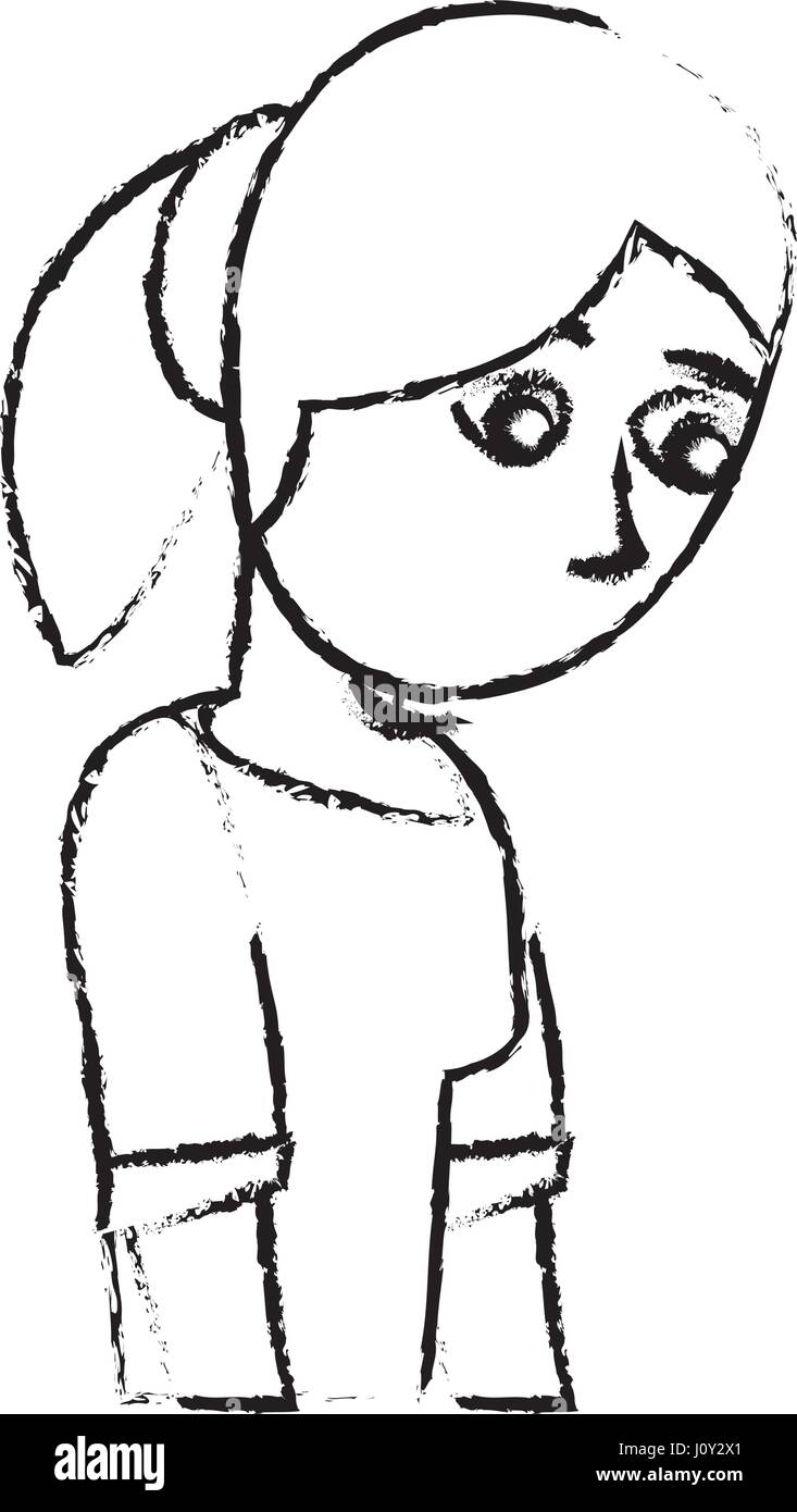 sketch woman mother character Stock Vector Image & Art - Alamy