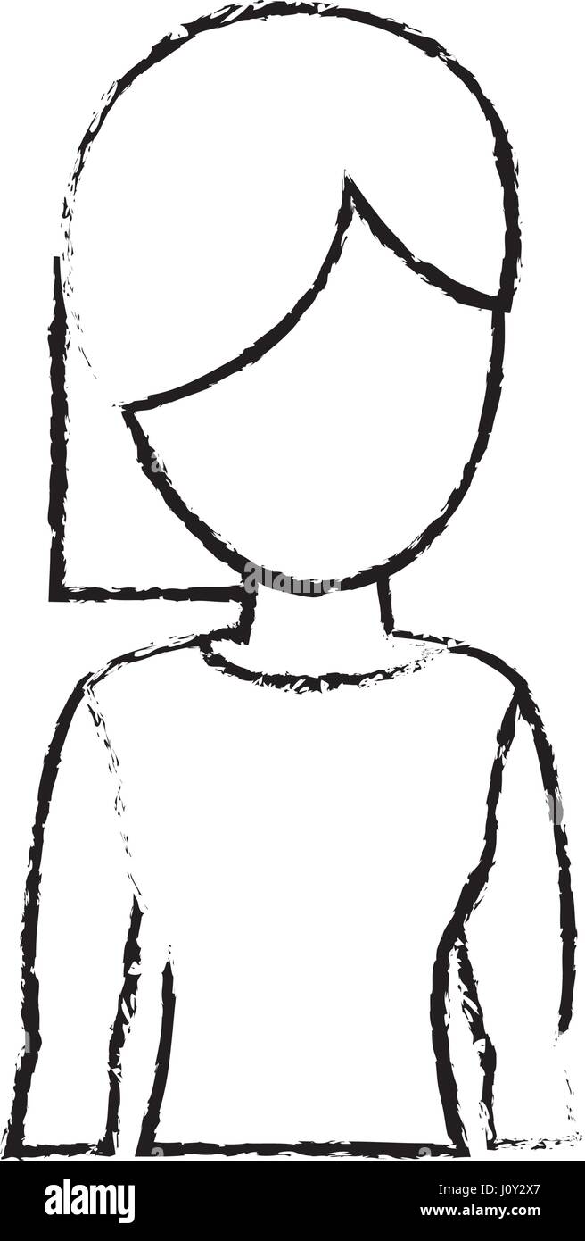 sketch woman mother character Stock Vector Image & Art - Alamy