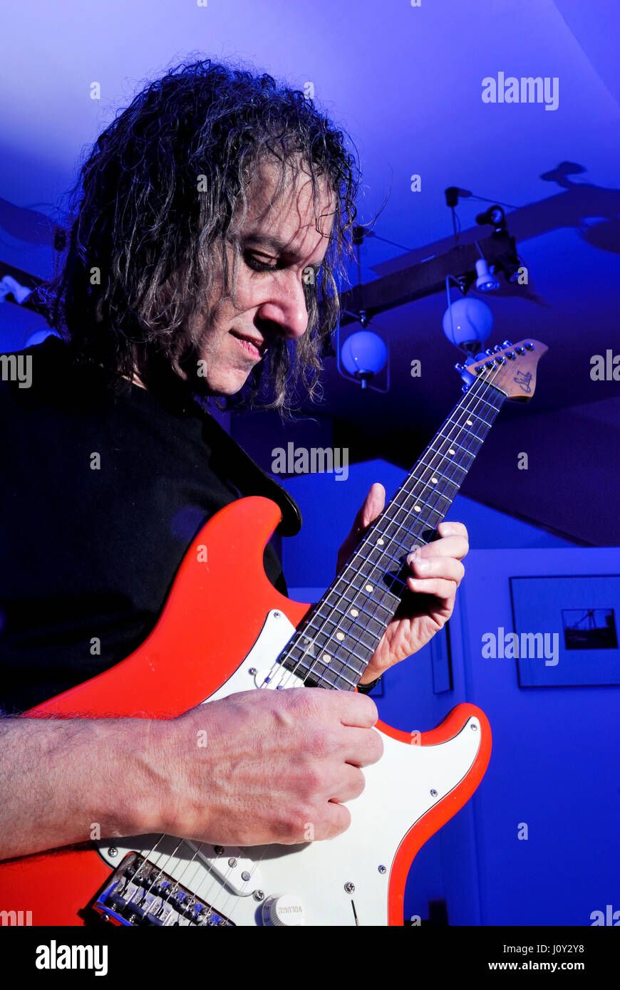 Scott Henderson, Scott Henderson, portrait, guitarist, tTribal Tech ...