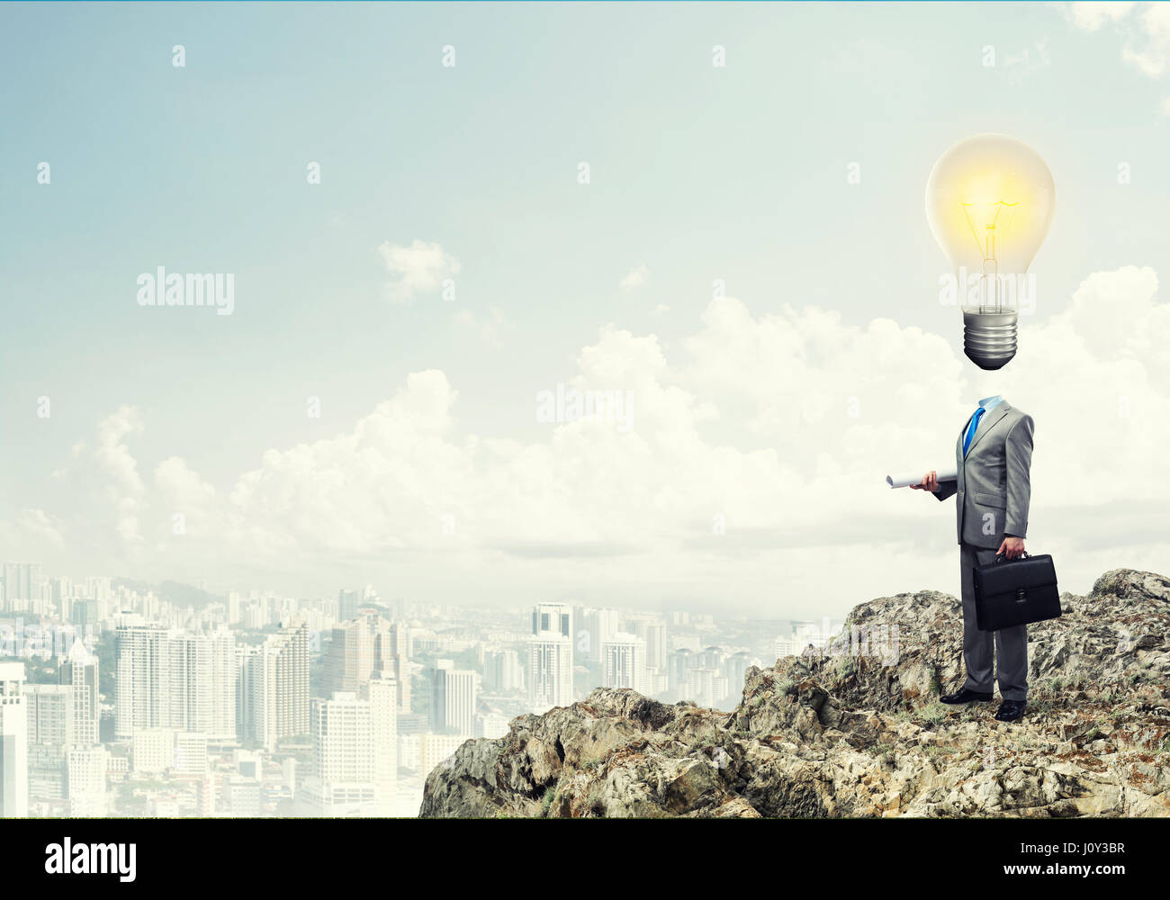 Man of creative ideas Stock Photo - Alamy