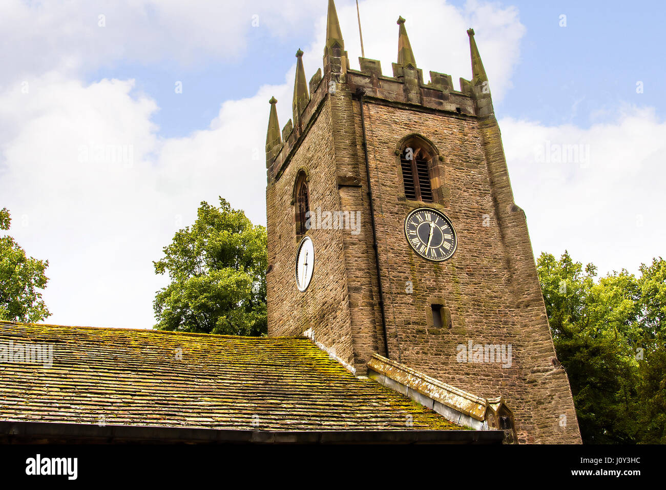 St Christopher`s Church is in the small village of Pott Shrigley ...