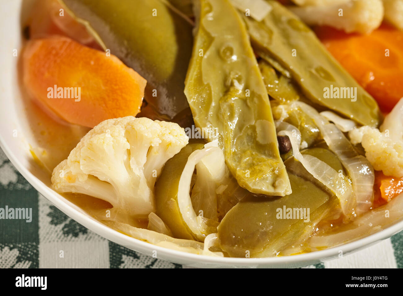 Mexican style pickled vegetables Stock Photo - Alamy