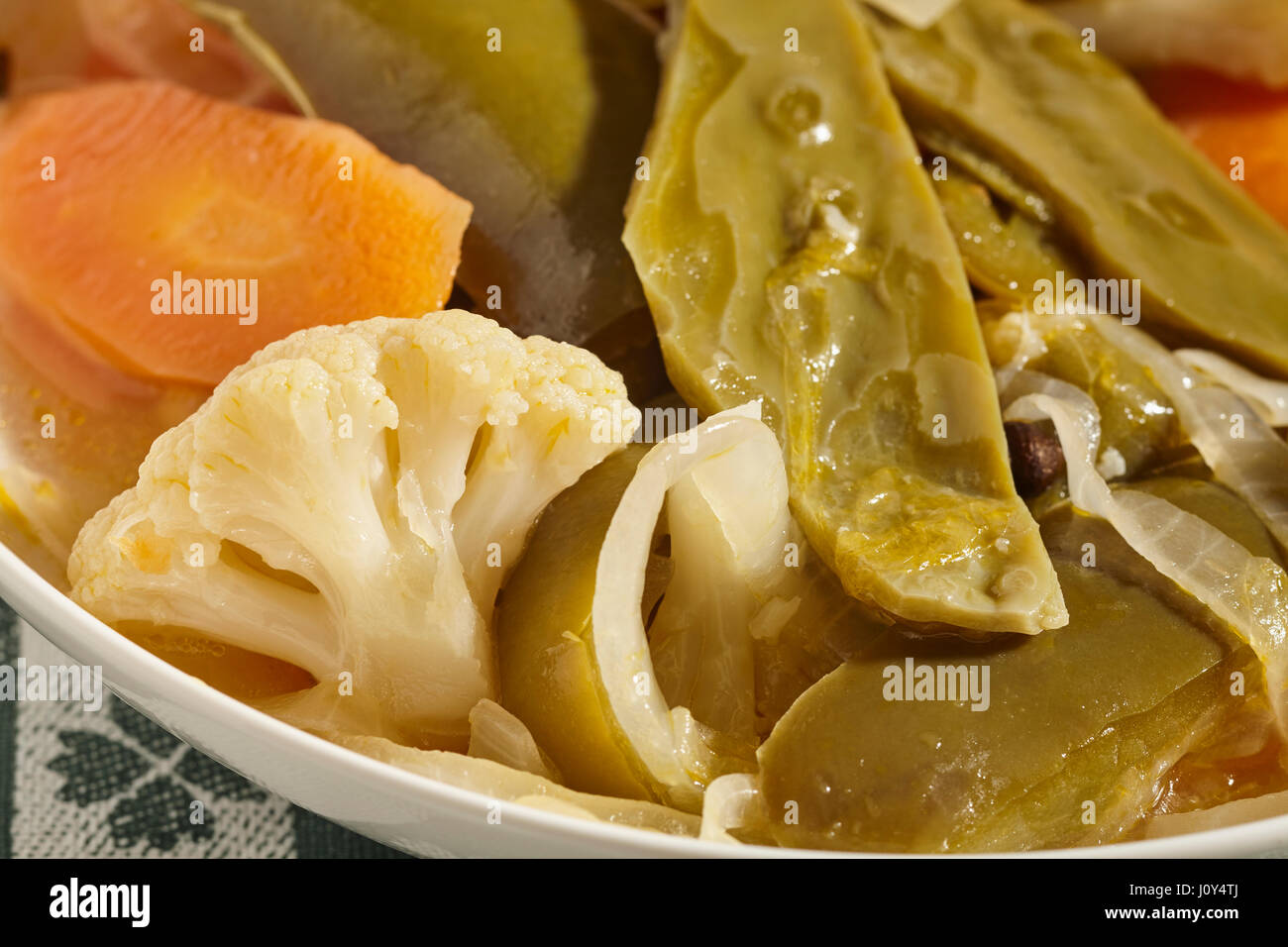 Mexican style pickled vegetables Stock Photo - Alamy