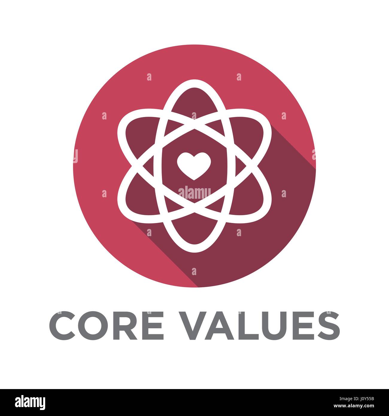 Company Core Values Outline Icons for Websites or Infographics Stock ...