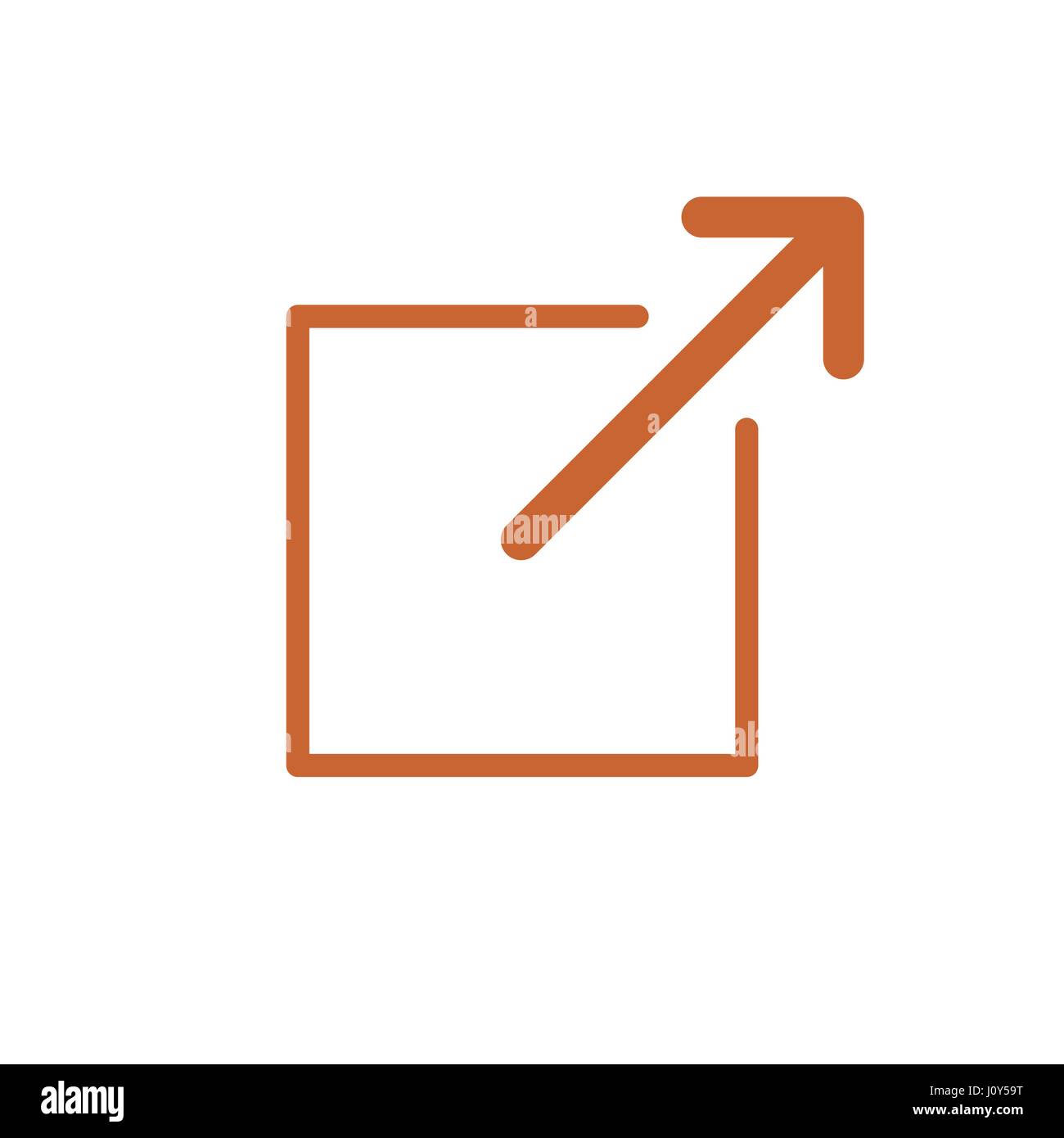 External Link Icon - user will know they are leaving the app to visit ...