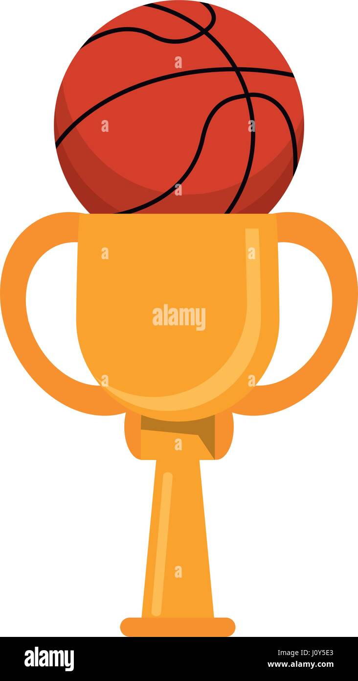 trophy ball basketball winner Stock Vector Image & Art - Alamy