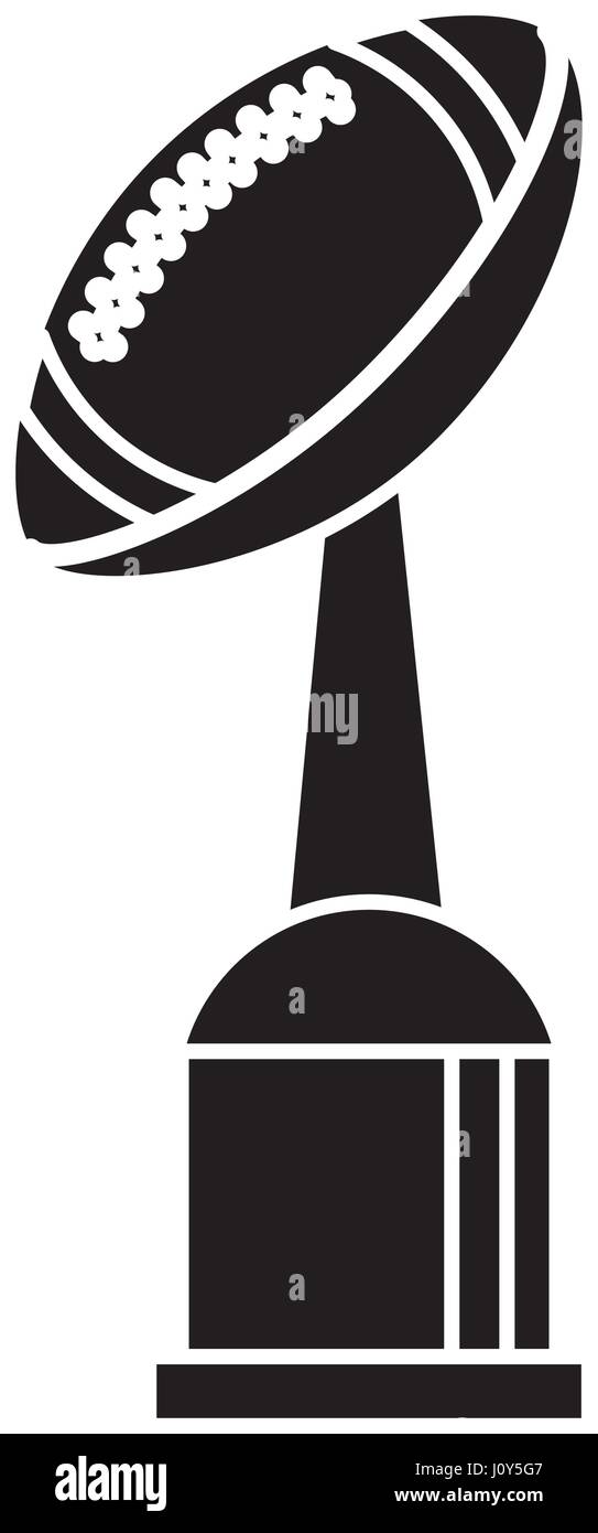 Football Trophy Silhouette High Resolution Stock Photography and Images ...