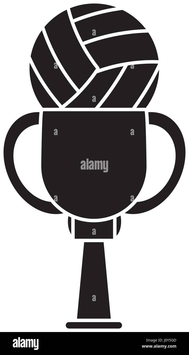 Volleyball pictogram Stock Vector Images - Alamy